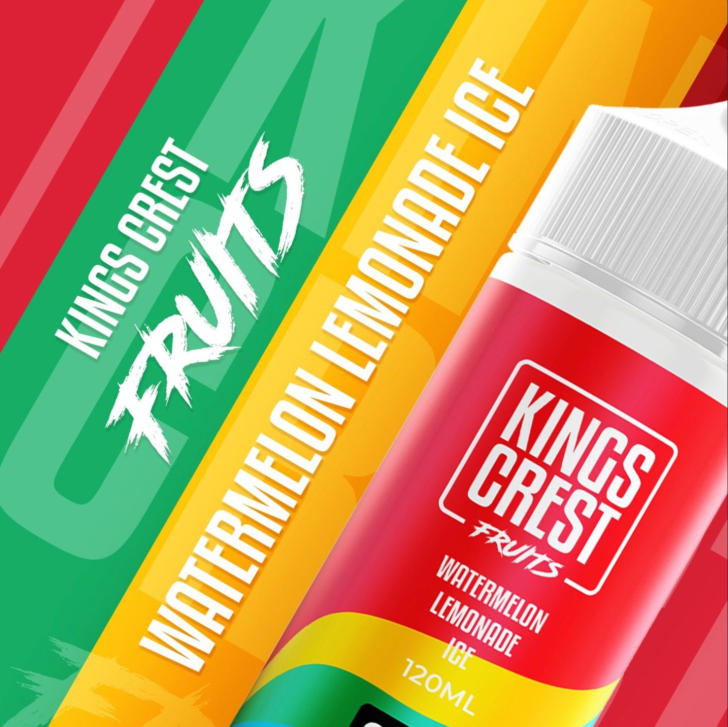 King's Crest Fruits - Watermelon Lemonade Ice | E-Liquid 120ml | Vapelab