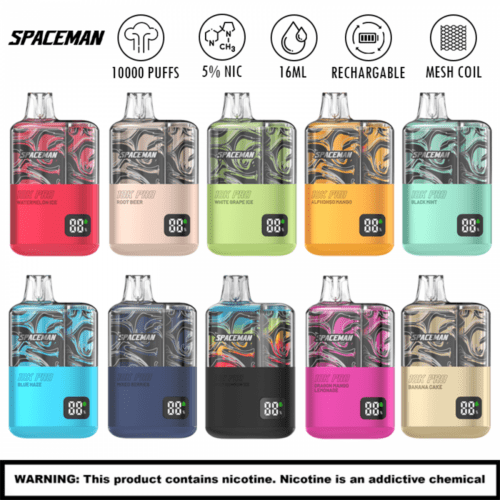 Spaceman 10K Pro | 5% Nicotina +10000 Puffs | Vapelab