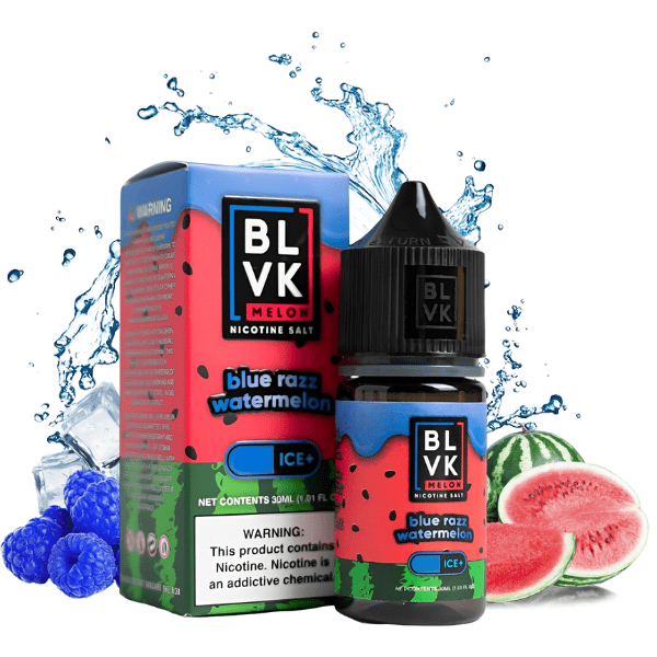 BLVK Melon - Blue Razz Watermelon Ice - Nic Salt 30ml | Vapelab