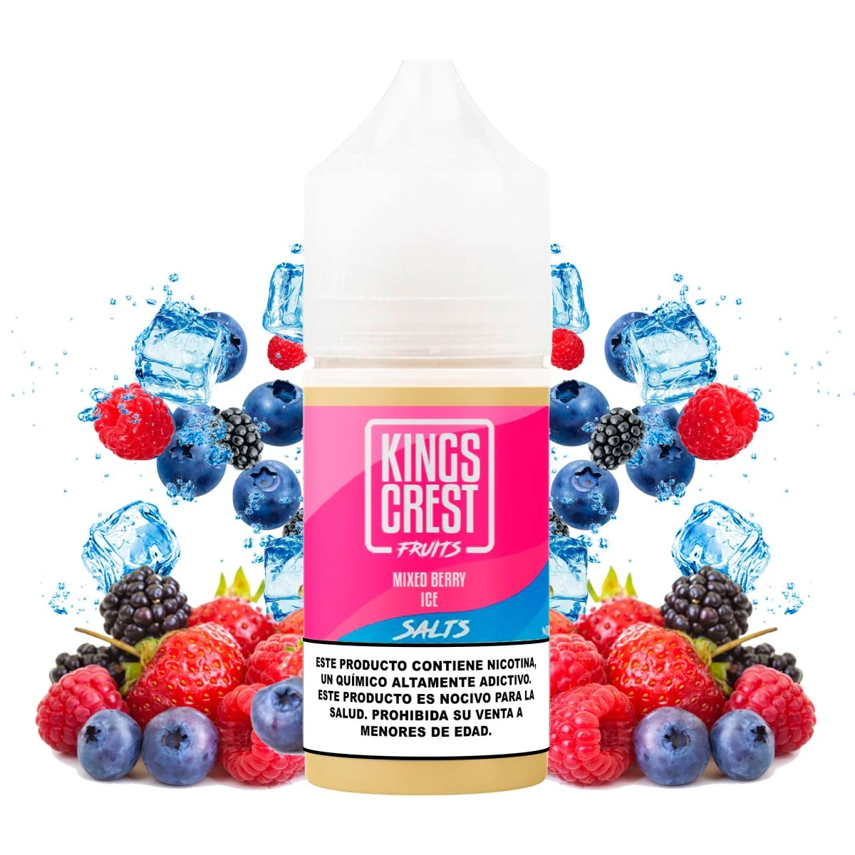 King's Crest Fruits - Mixed Berry Ice | Salts 30ml | Vapelab